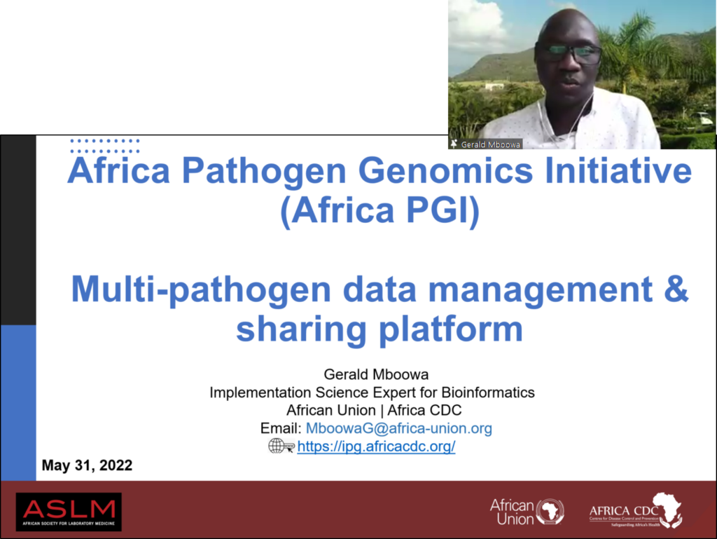 Webinar “Africa PGI Multi-pathogen data management & sharing platform ...